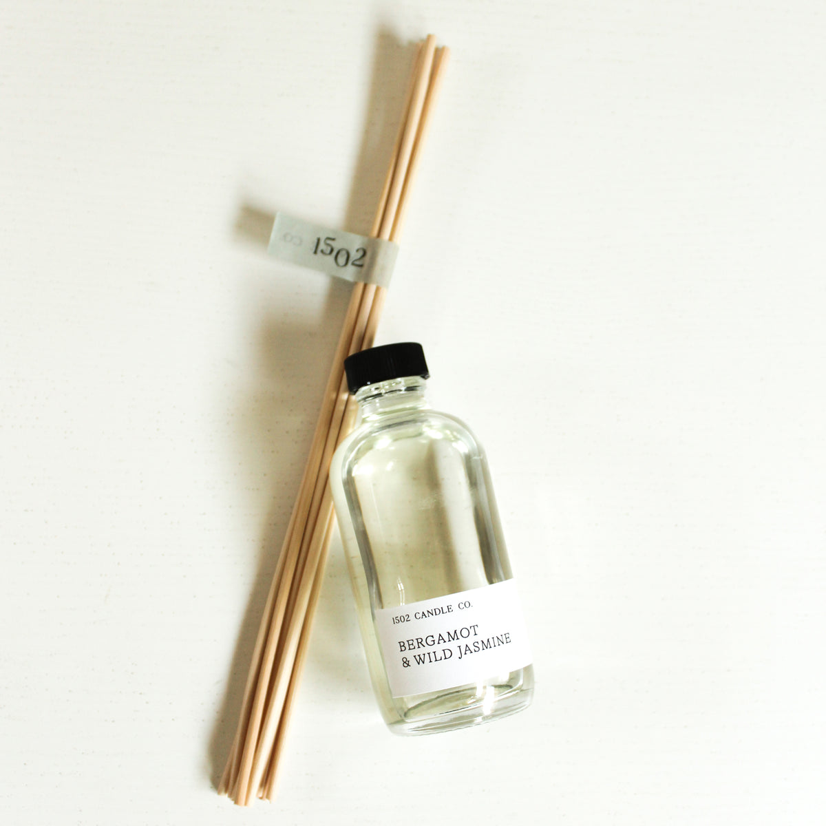 Bergamot & Wild Jasmine Reed Diffuser – 1502 Candle Co.